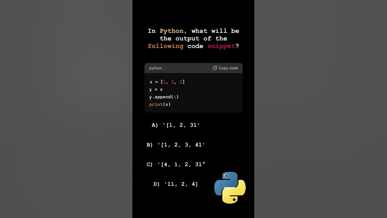 python code quiz - YouTube