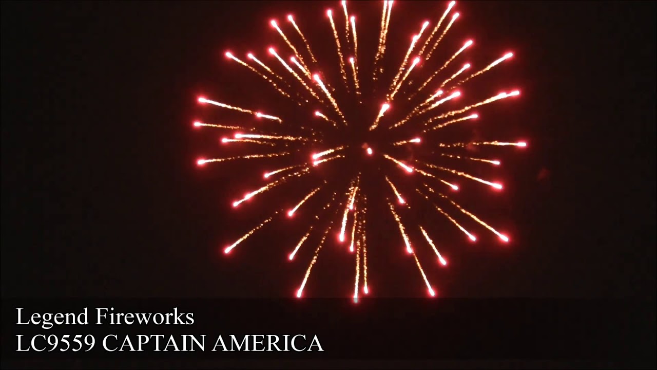 CAPTAIN AMERICA - Legend fireworks - YouTube