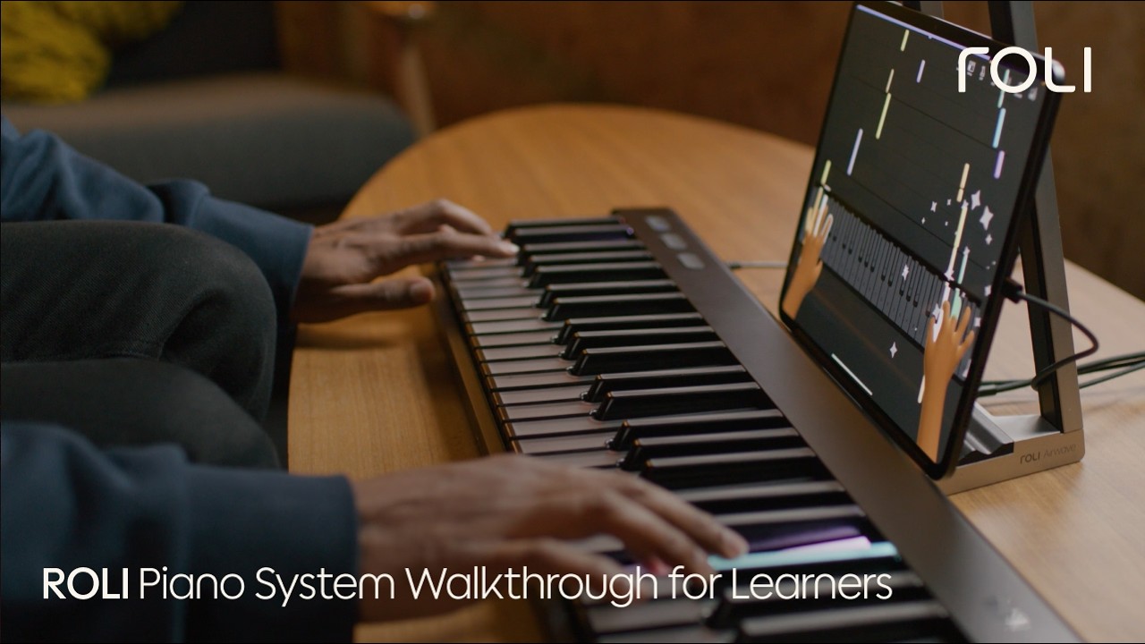 Learn to play with ROLI Piano: Full walkthrough - YouTube