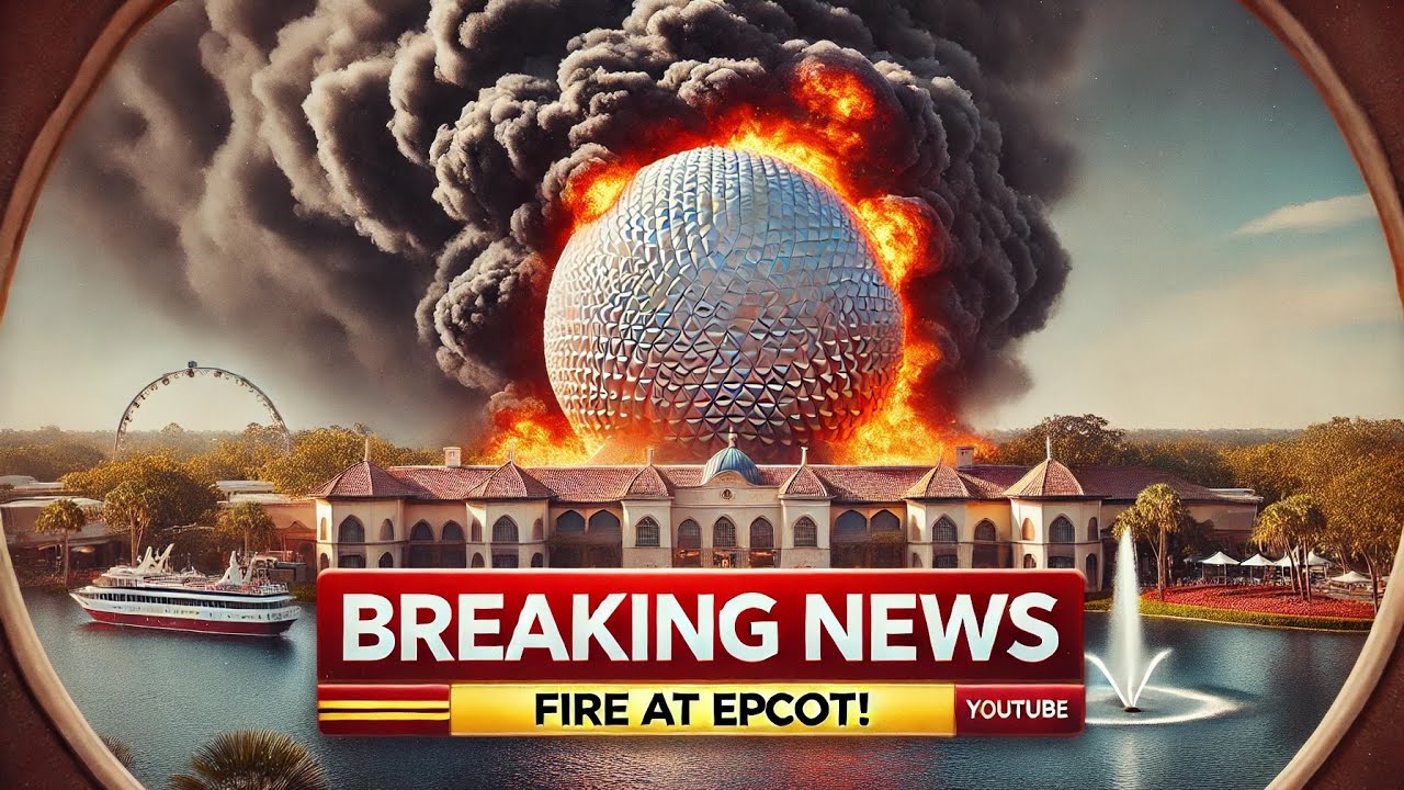 BREAKING: Fire Erupts at EPCOT in Disney World - YouTube