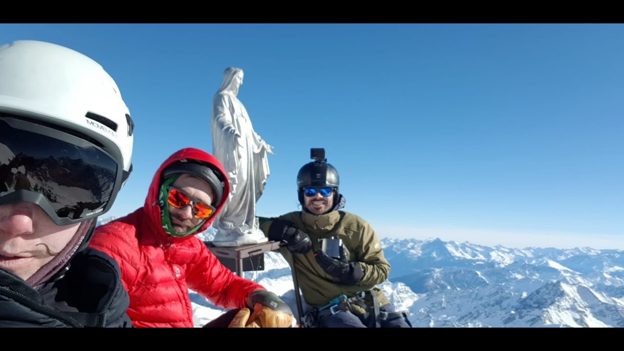 Mont Dolent et ses environs 15-17/02/23 Splitboarding - YouTube