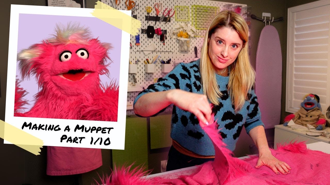MAKING A MUPPET - Cutting Materials 1/10 - YouTube