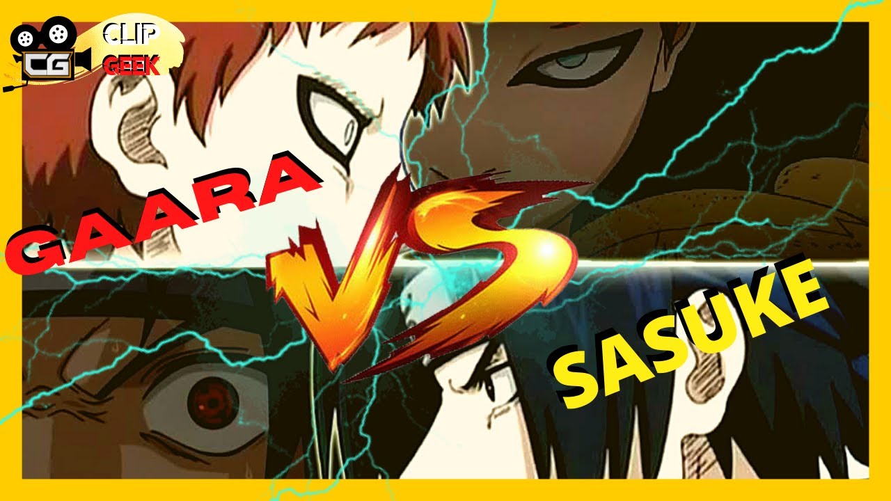 Sasuke Vs. Gaara - Exame Chunnin | ClipGeek - YouTube
