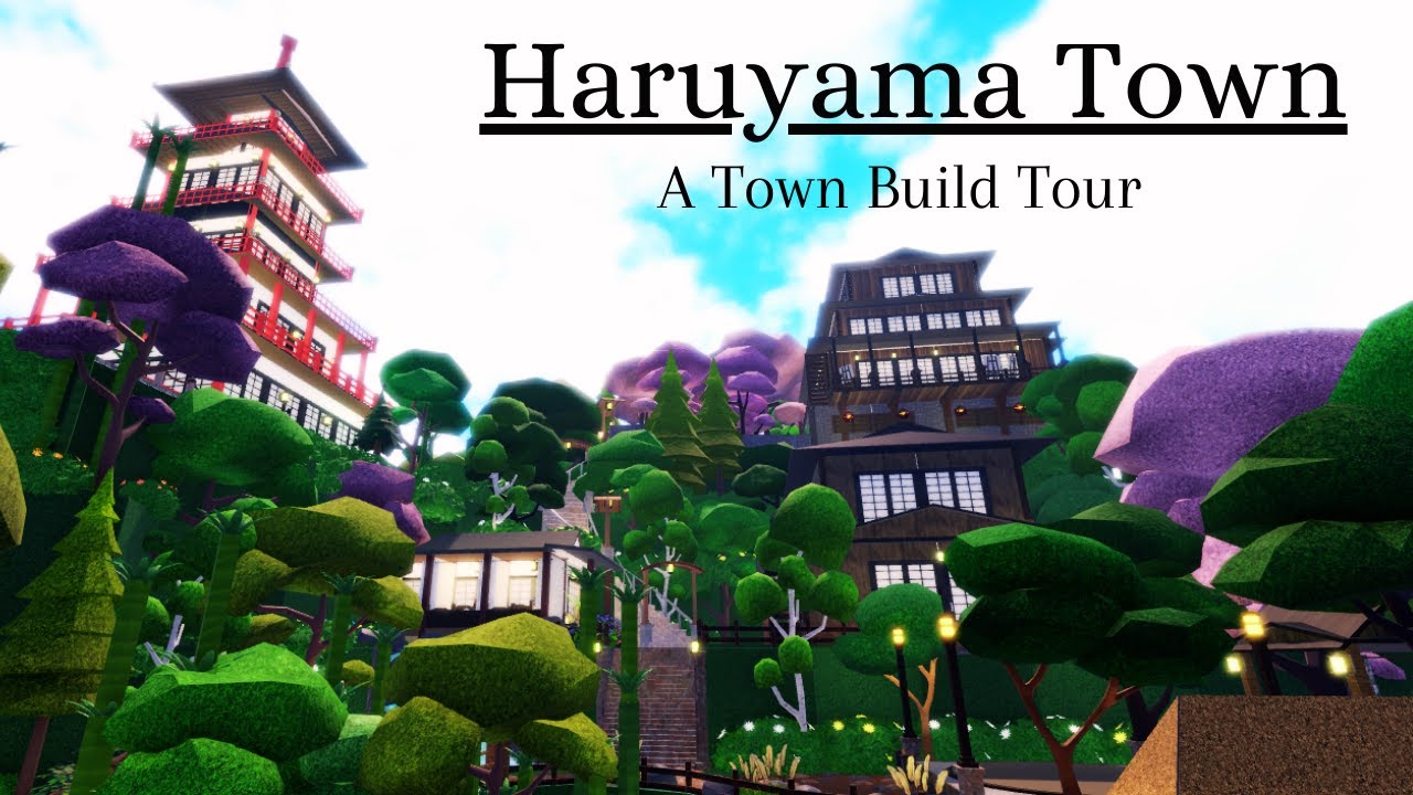 Haruyama Town: Build Tour Roblox (Roville/Bloxburg) - YouTube