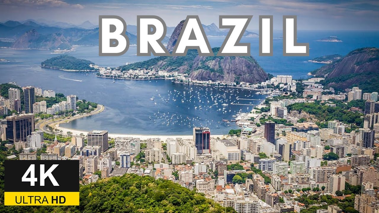 Brazil HDR Ultra HD 😍 Relaxing Music With Beautiful Nature Videos 🥰4K ...