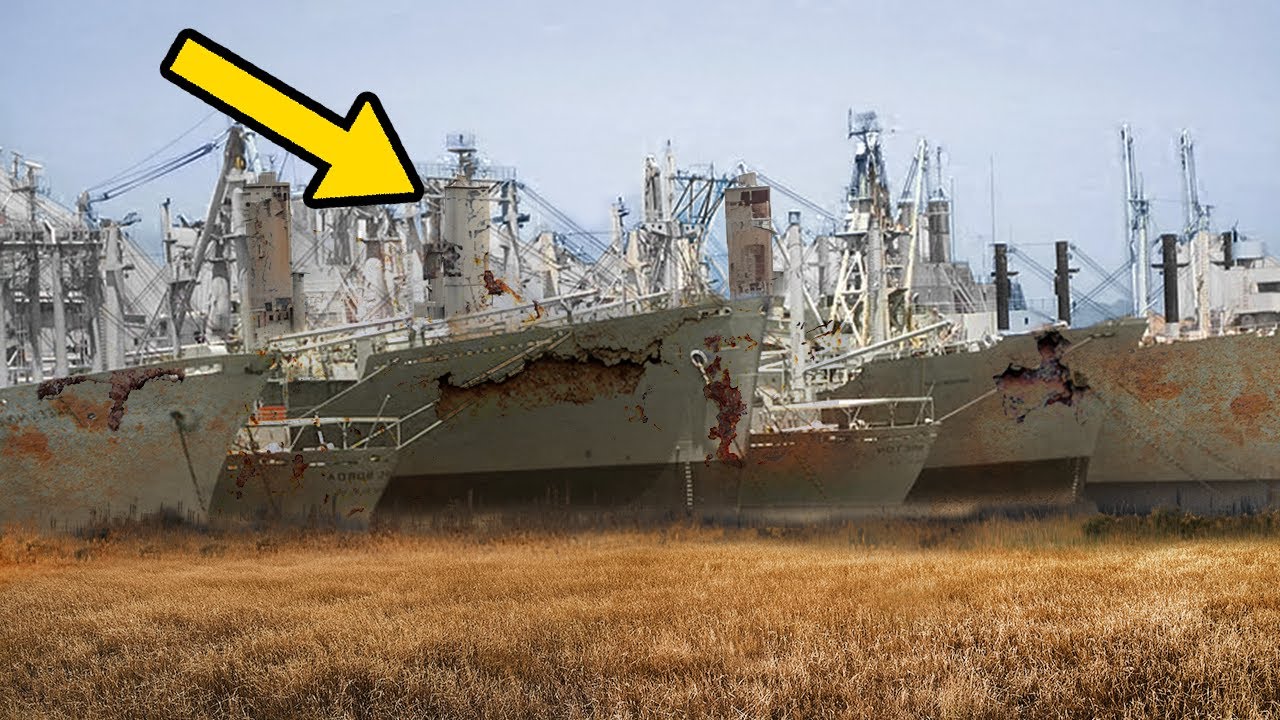 10 BIGGEST Ship Cemeteries Around The World! - YouTube