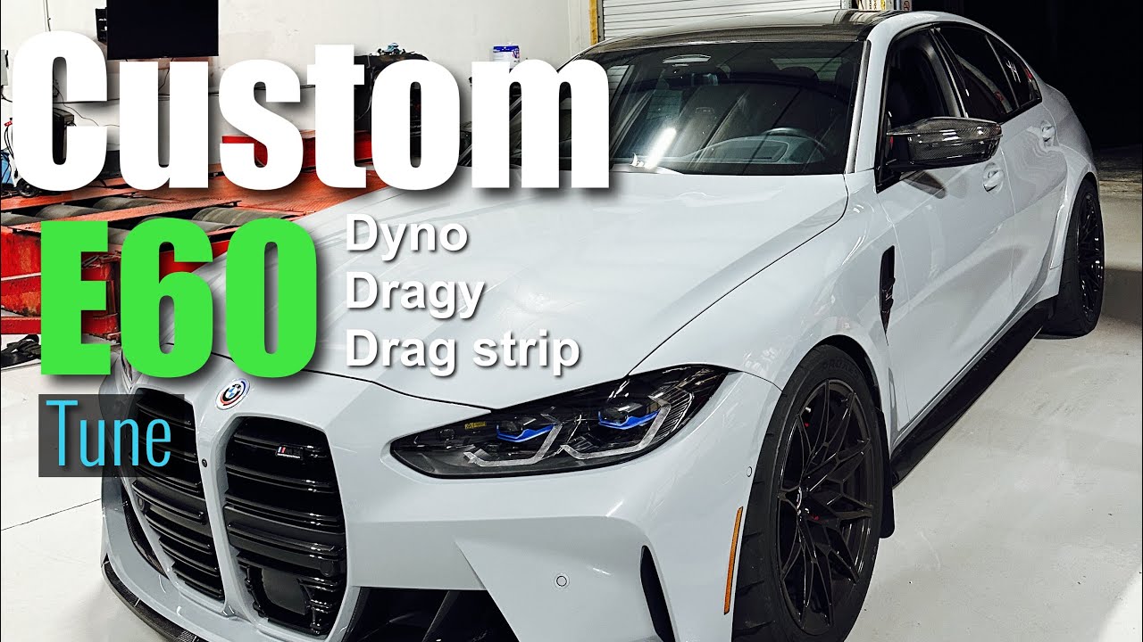 BMW G80 M3 Custom E60 tune Dyno Dragy Drag strip - YouTube