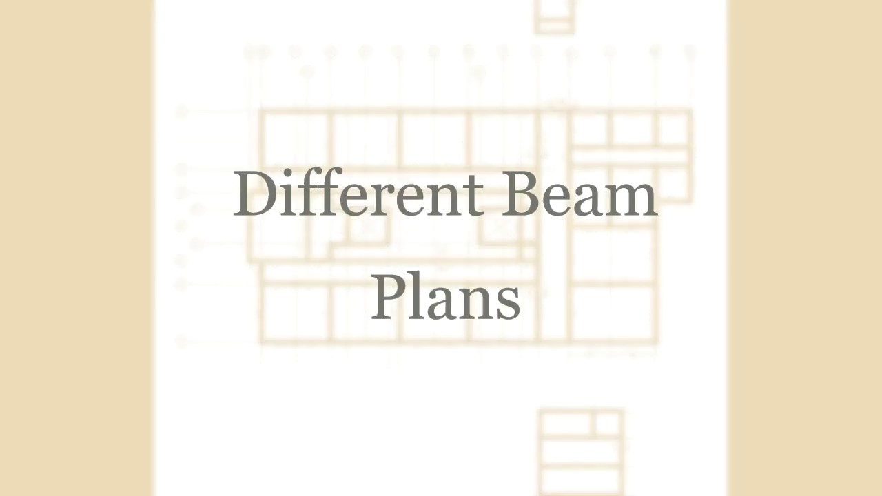 DIFFERENT BEAM PLANS | AUTOCAD FILES| - YouTube