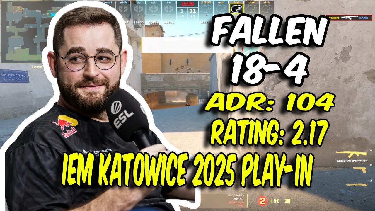 CS2 POV FURIA FalleN (18/4) vs Imperial fe (Dust2) IEM Katowice 2025 ...