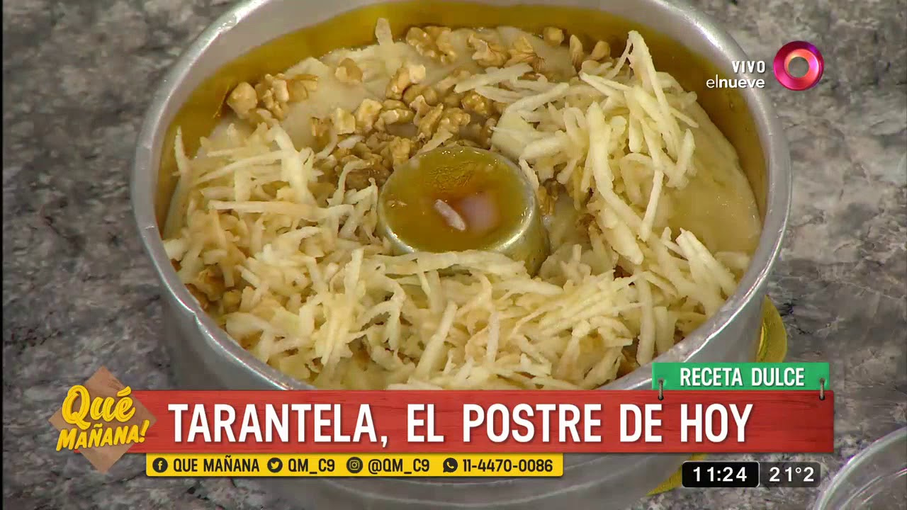Receta dulce: Tarantela - YouTube