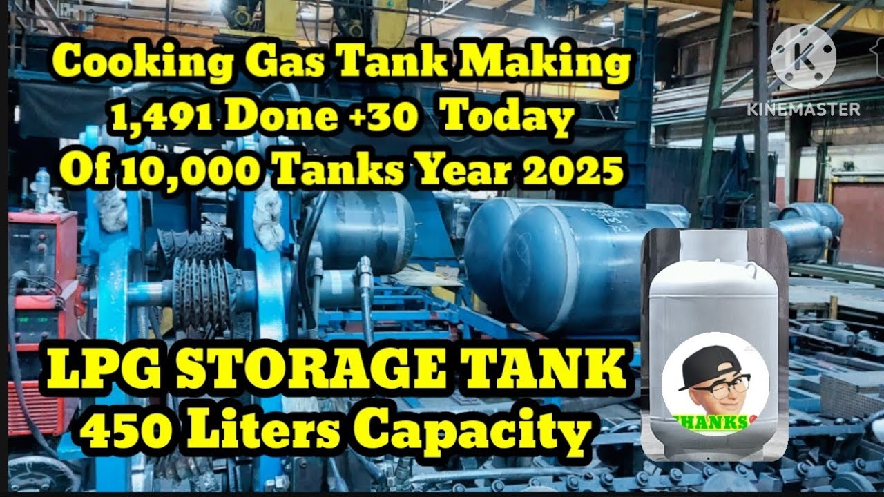 Cooking Gas Tank Making Year 2025 - 1,491 done yesterday +30 tanks ...