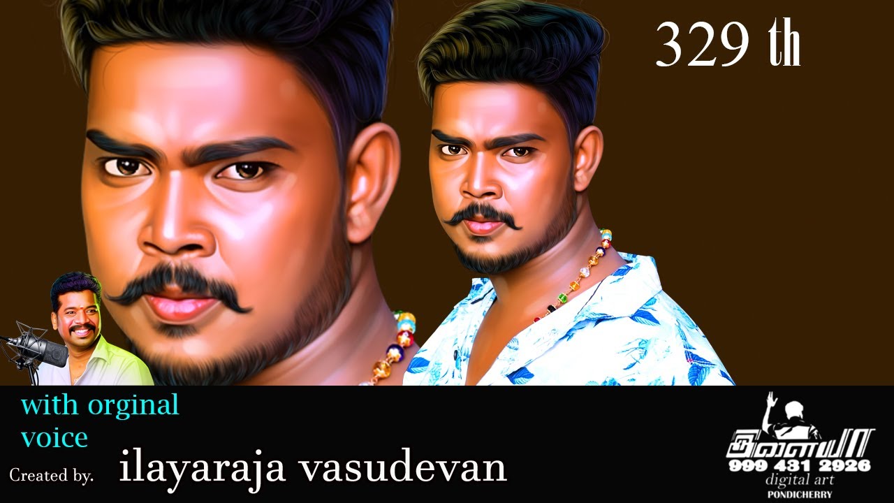 Normal man /Digital painting/ Beginners /Tamil and English/Oil Effect ...