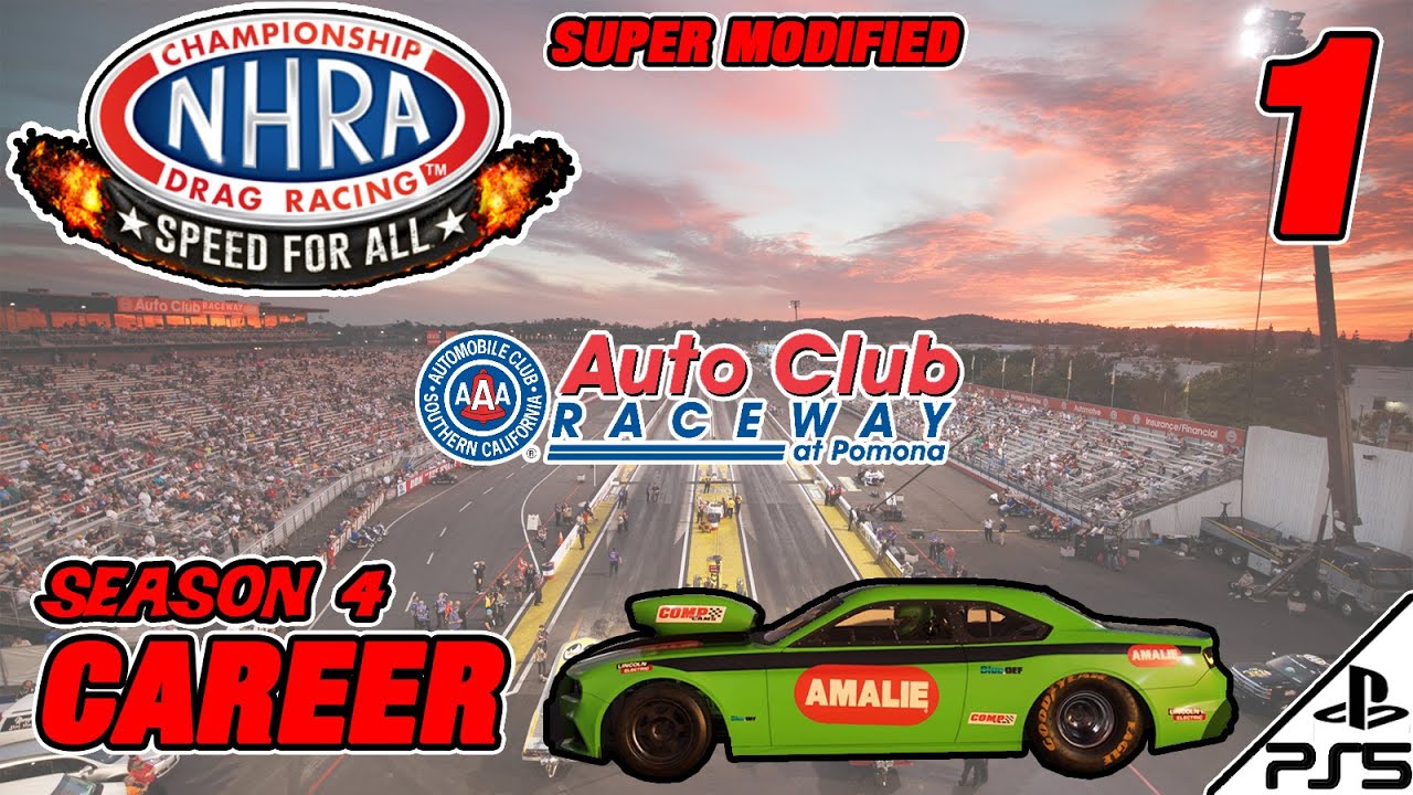 NHRA Drag Racing: Speed For All | CAREER | S4 | #1 | Pomona CA (6/13/23 ...