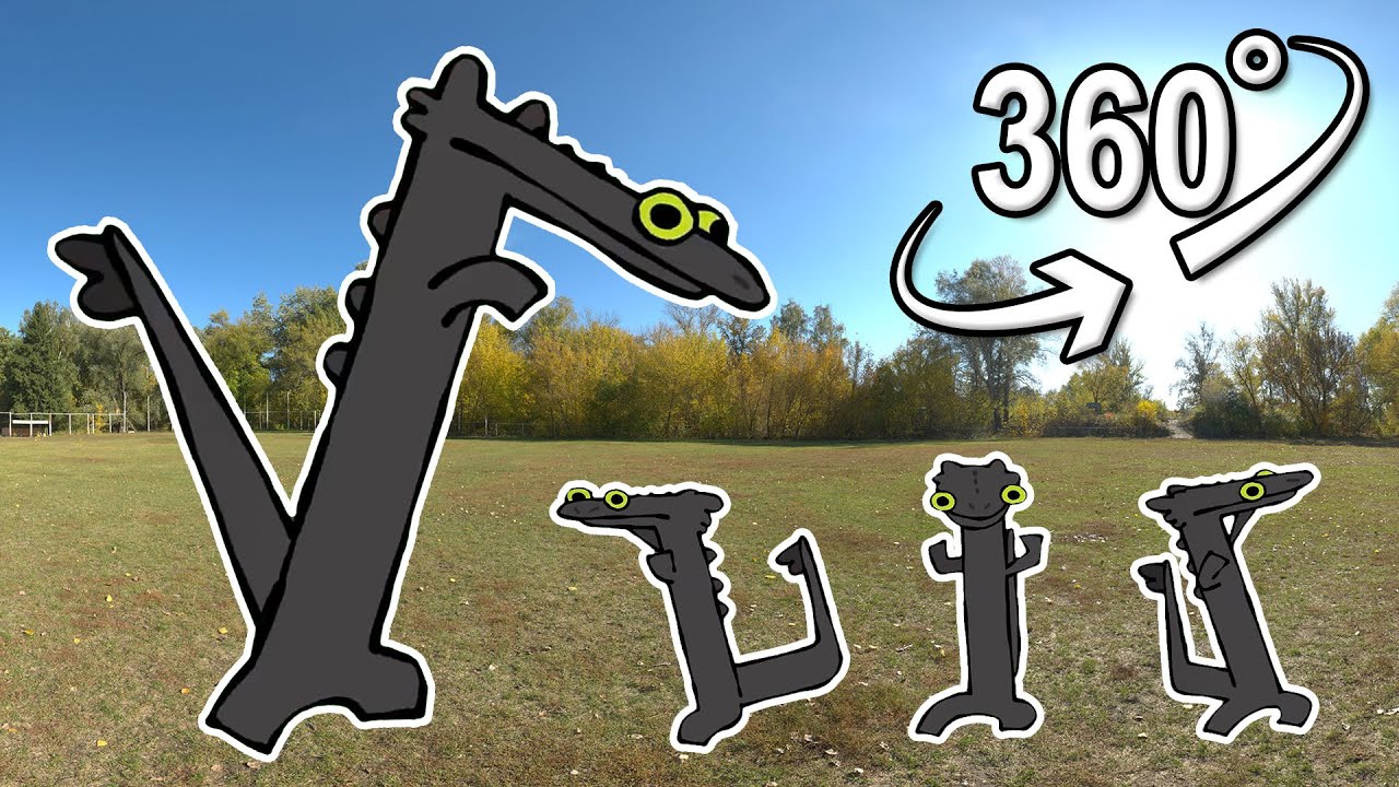 Watching Toothless Dragon Dancing in the Outdoor Park | VR 360° - YouTube