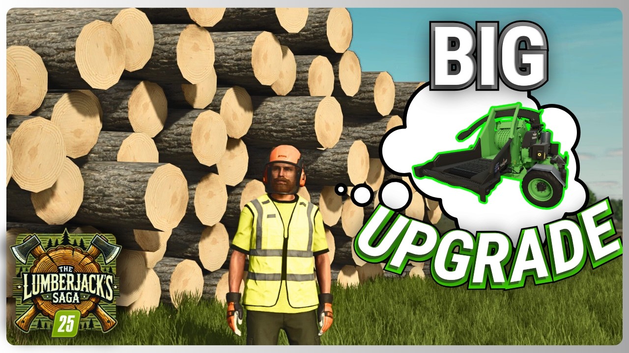 The Lumberjack's Saga Ep 3 | I Hauled More Logs Than Ever Before to Get ...