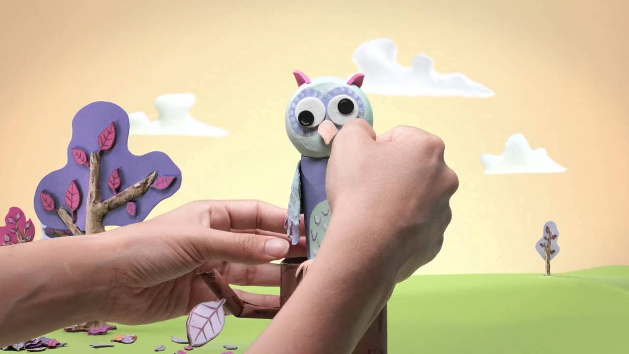 Nick Jr Crafty Creatures Owl - YouTube