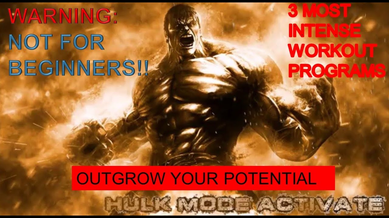3 MOST INTENSE WORKOUT PROGRAMS YOU WILL EVER DO! #musclebuilding # ...