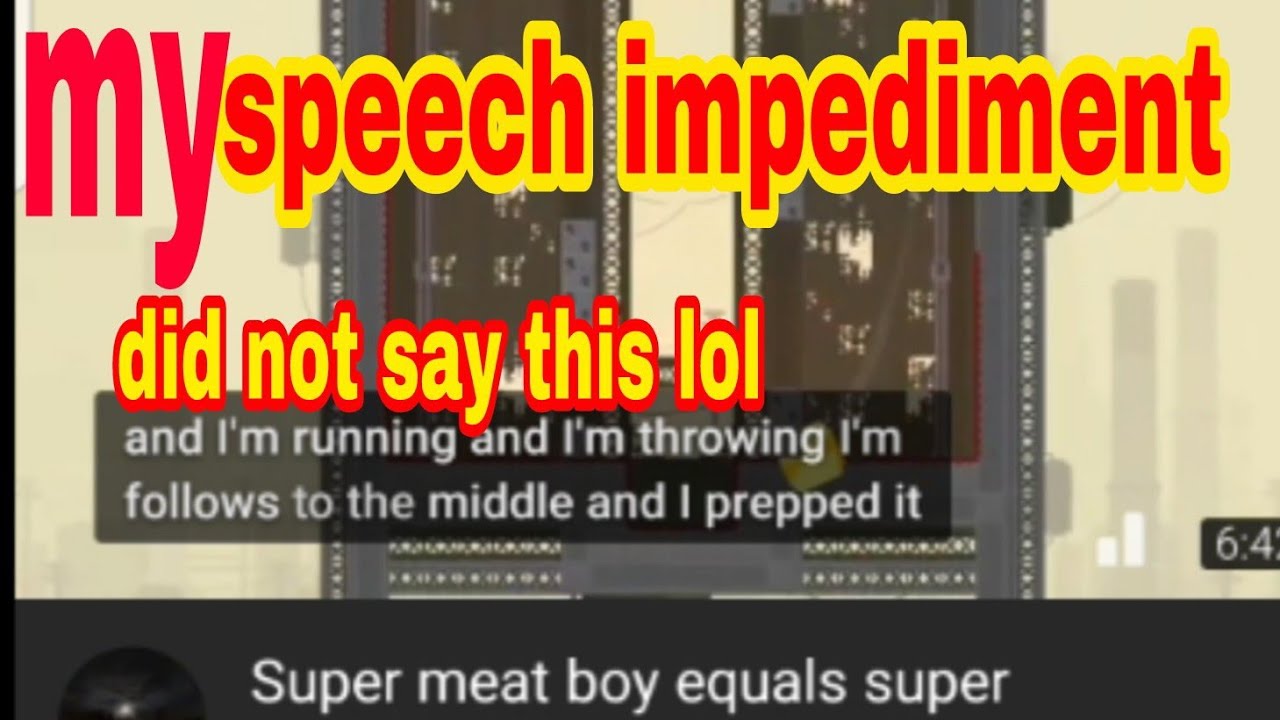 Speech impediment - YouTube
