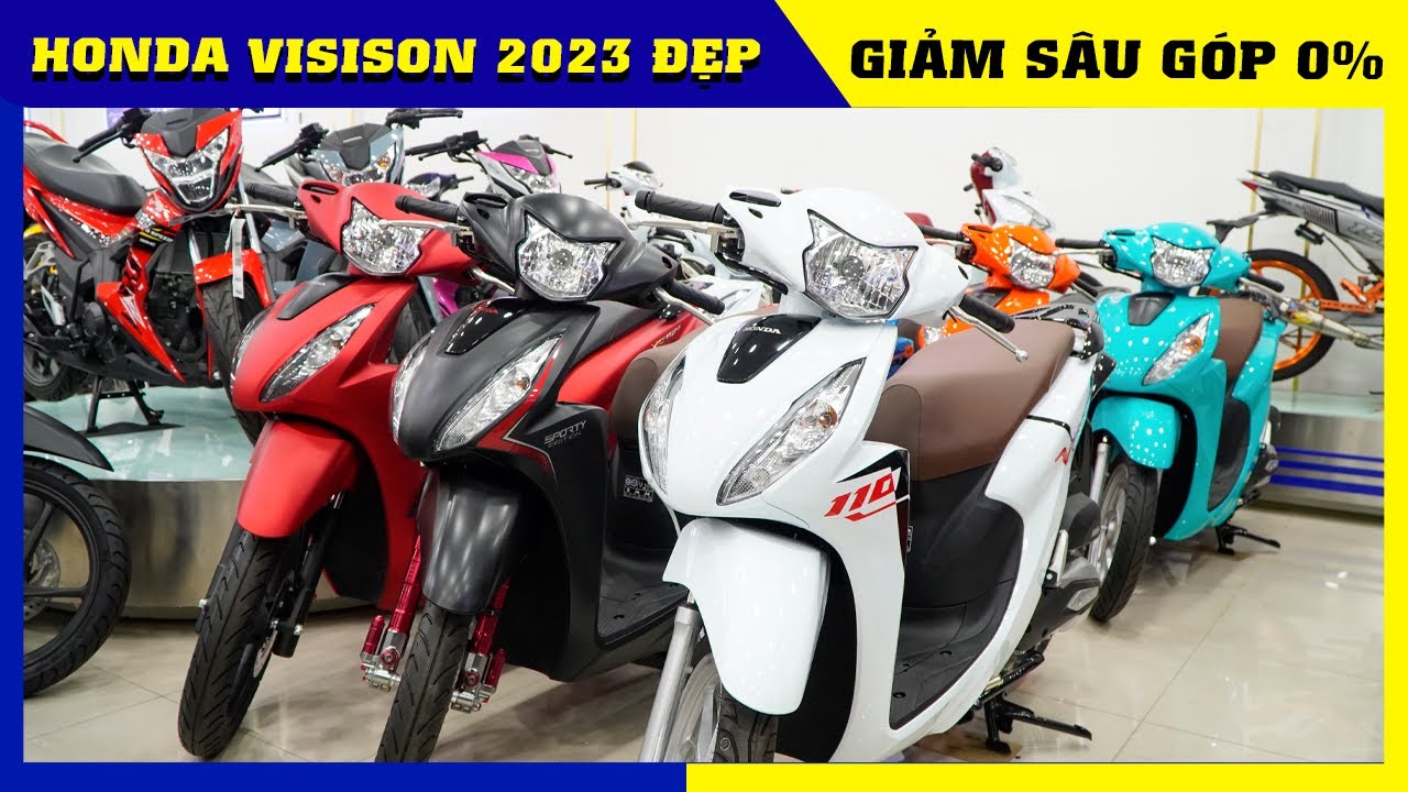 Giá xe Honda Vision 2023 mới nhất tháng 3 | Honda Vision 2023 trả góp 0 ...
