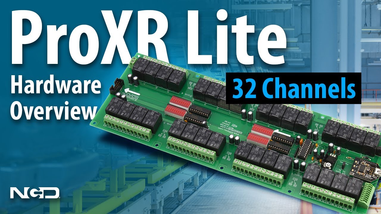 32-Channel Relay Board with Expansion Ports and USB Interface - YouTube