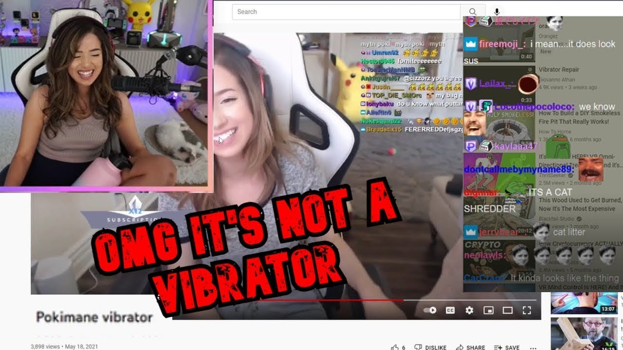 POKIMANE REACTS TO HER VIBRATOR VIDEO! WITH CHAT ft LUDWIG! - YouTube