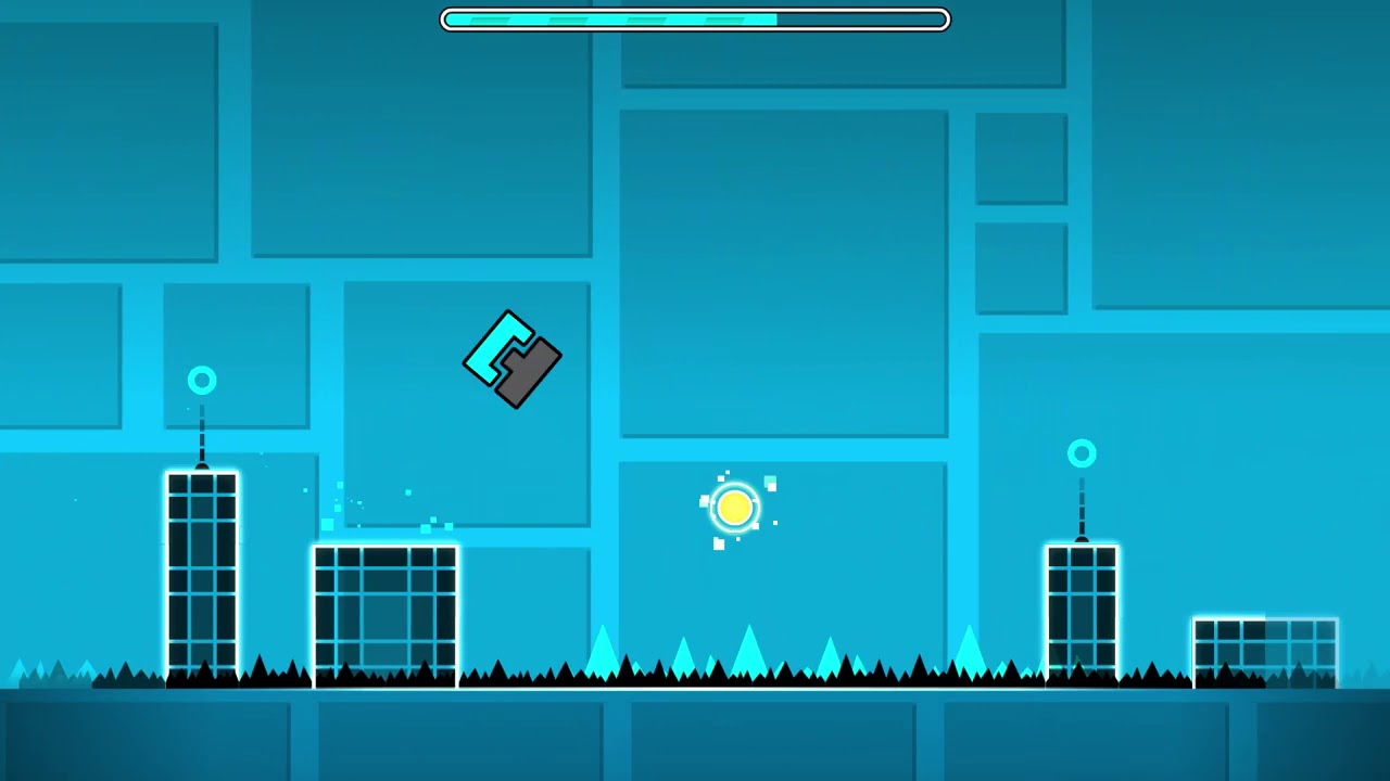 Geometry Dash - Poltergeist All coins (3/21) - YouTube