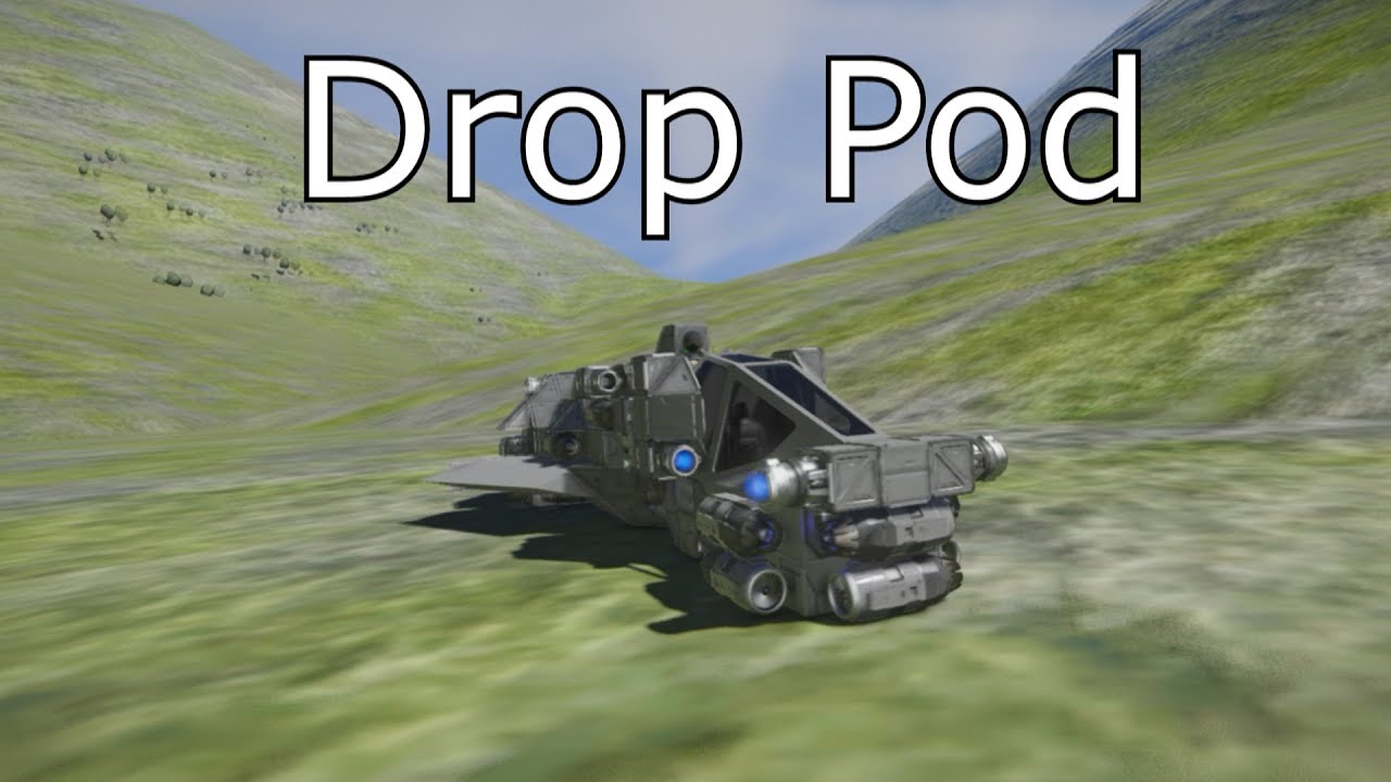 Playing Space Engineers Ship Design | Space Pod. - YouTube