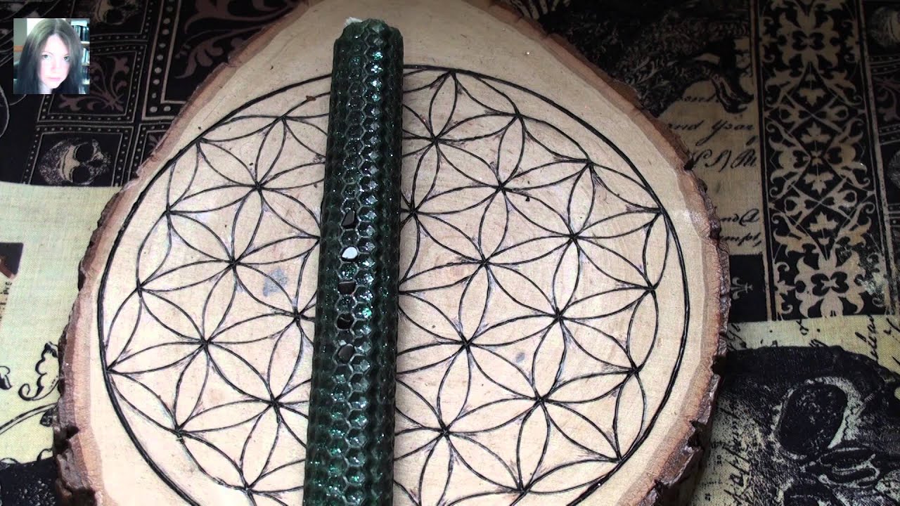 Beeswax spell candle - Ogham Ioho Yew - request - YouTube