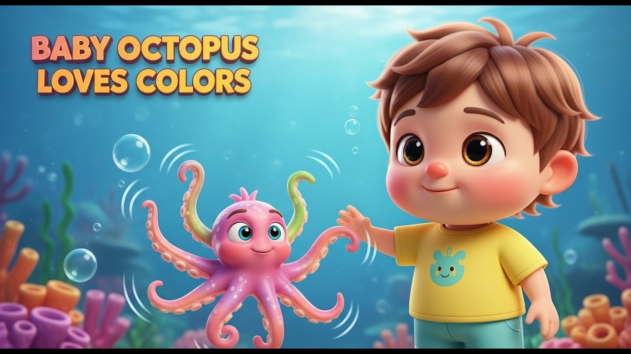 Baby Octopus Loves Colors – Nursery Rhyme, Ocean Fun, and Toddler ...