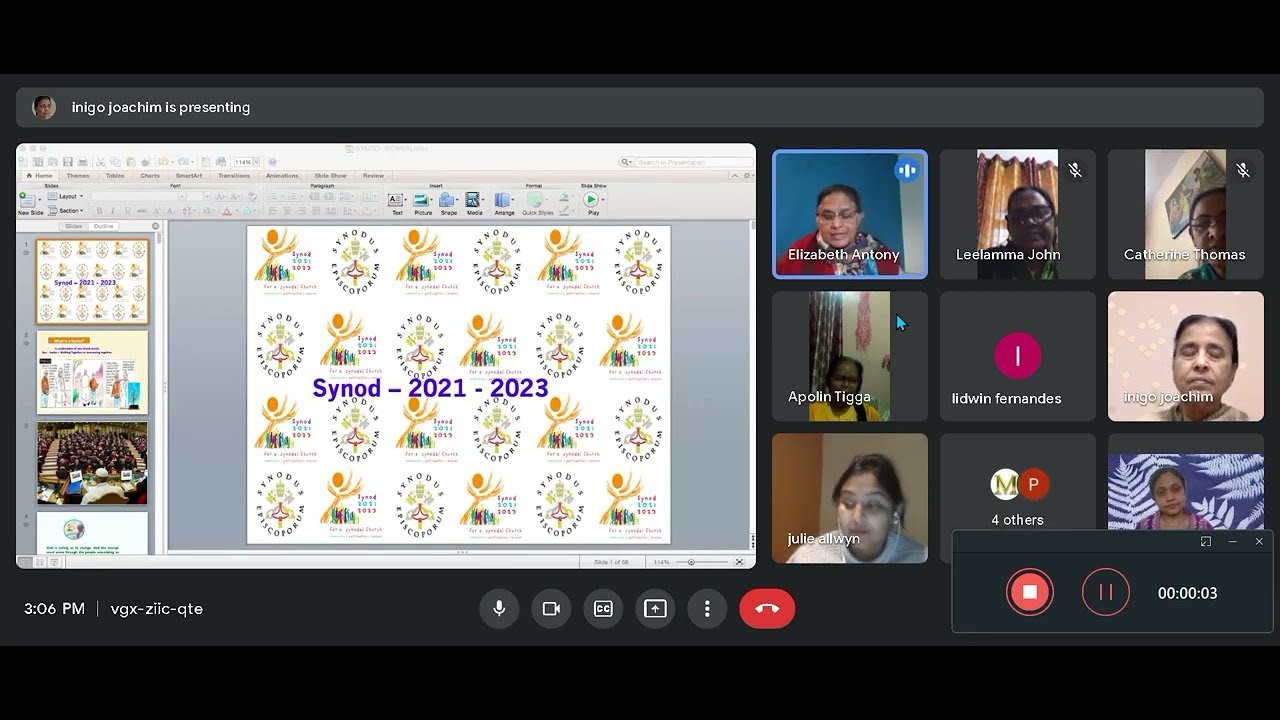 Synod and Synodality // Sr Inigo SSA // Archdiocese of New Delhi - YouTube