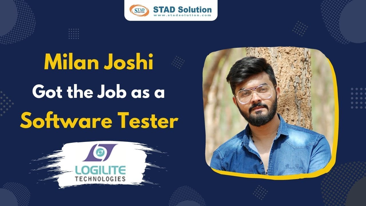 Placed as Software Tester - Milan Joshi - YouTube
