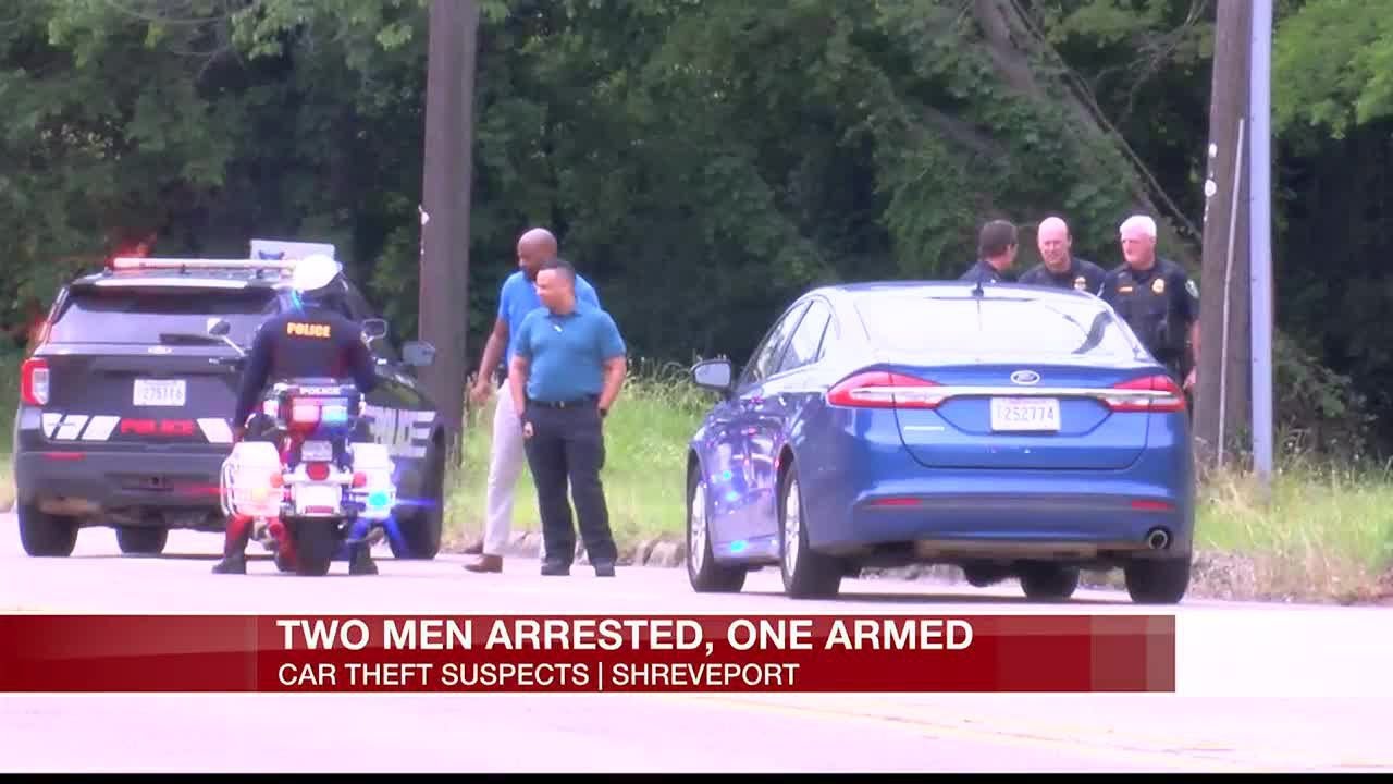 Two men arrested after traffic stop; 1 armed with rifle - YouTube