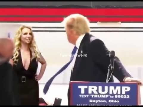 Girl Flogging Donkey Drump with a whip #usa #trump #biden