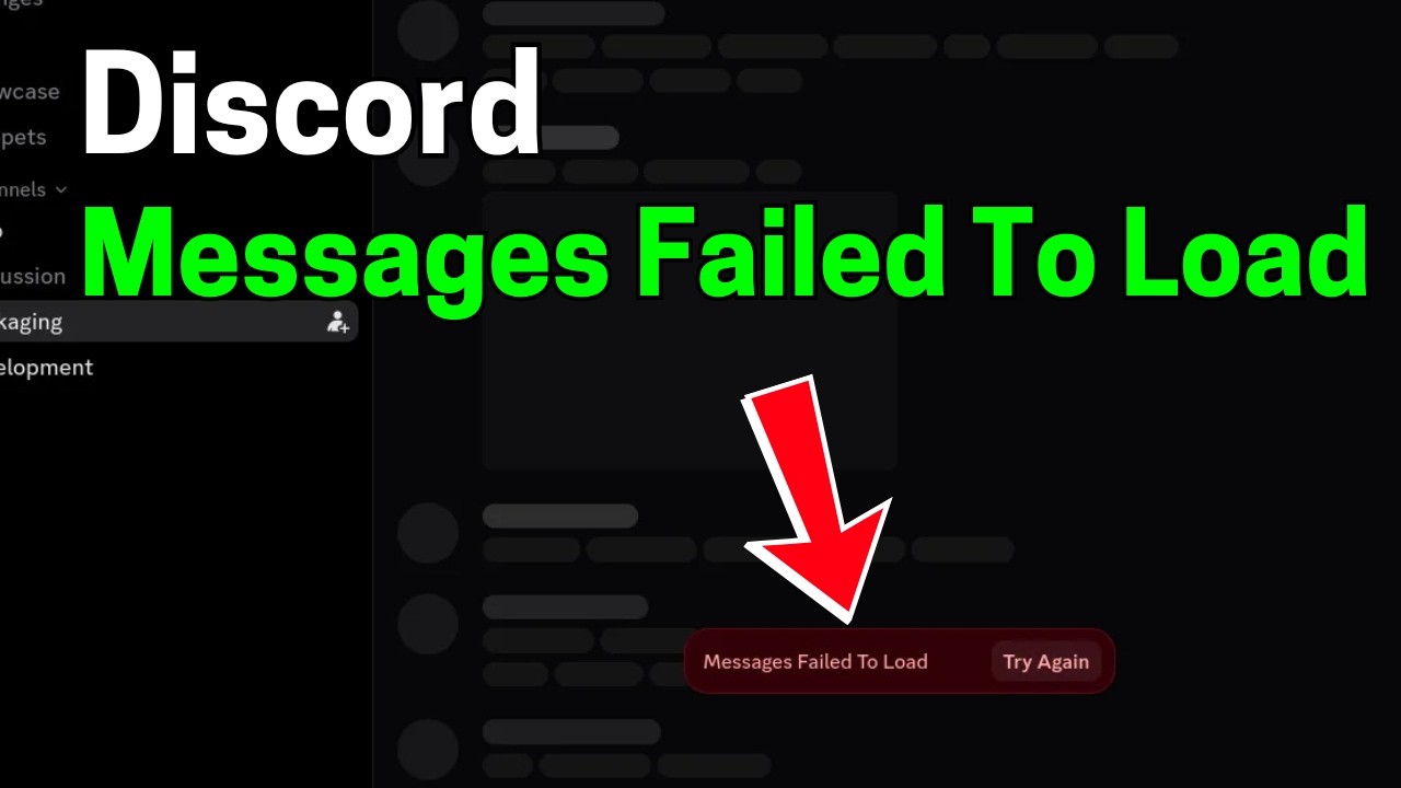 Fix Discord: Messages Failed To Load - YouTube