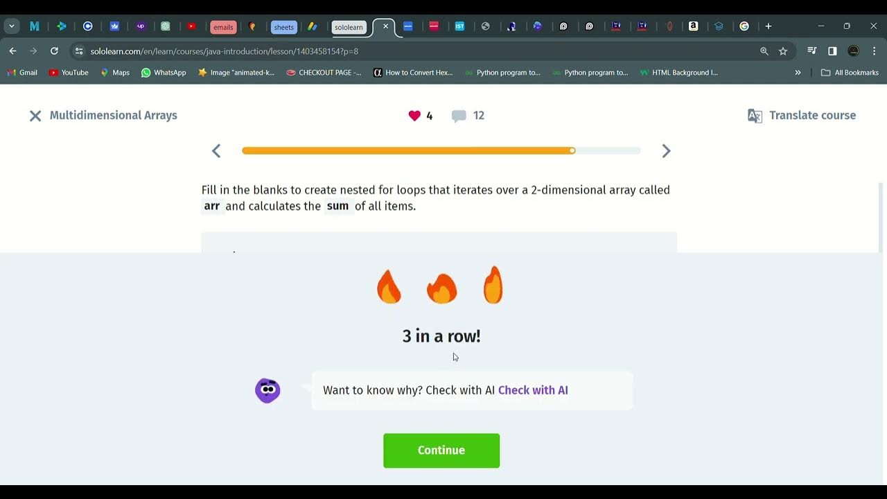 18 Multidimensional Arrays | Introduction to Java | Sololearn - YouTube