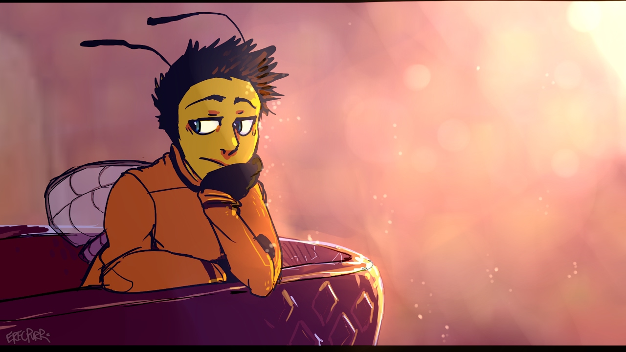 The bee movie but i draw an unironic picture of Barry B Benson - YouTube