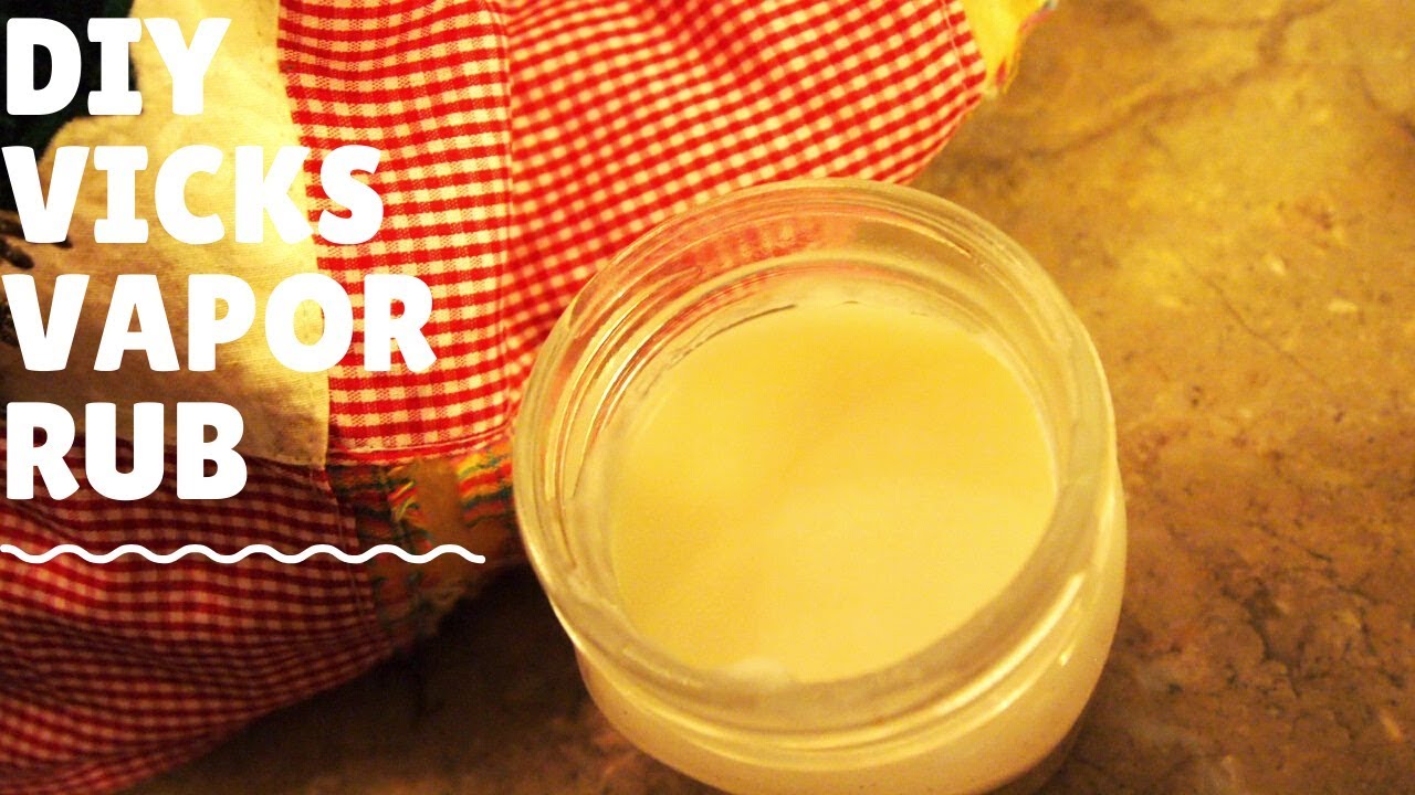 Homemade Vicks Vaper Rub - YouTube