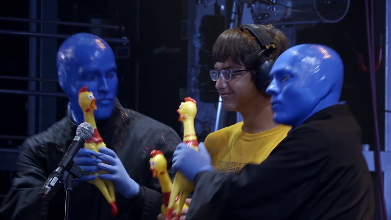 BLUE MAN GROUP Speechless Tour - Audience Interaction - YouTube