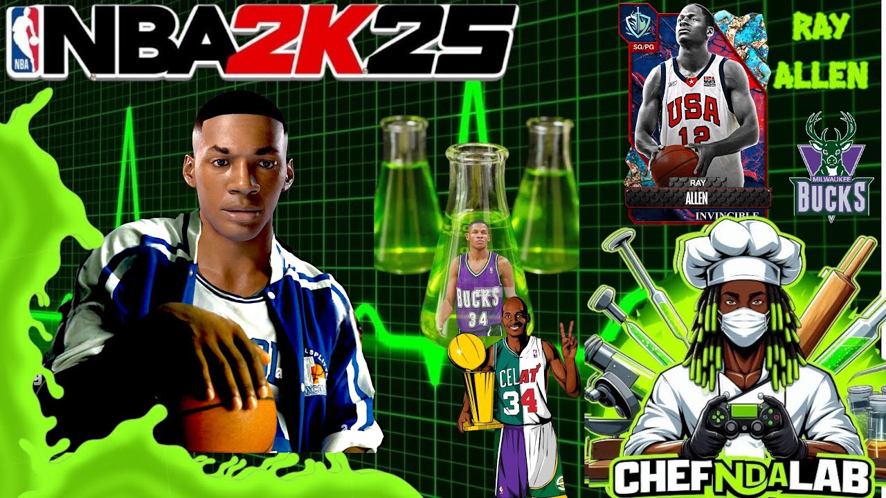 The Realest Ray Allen (young) NBA 2k25 Face Creation (Chef's Edition) 💪 ...