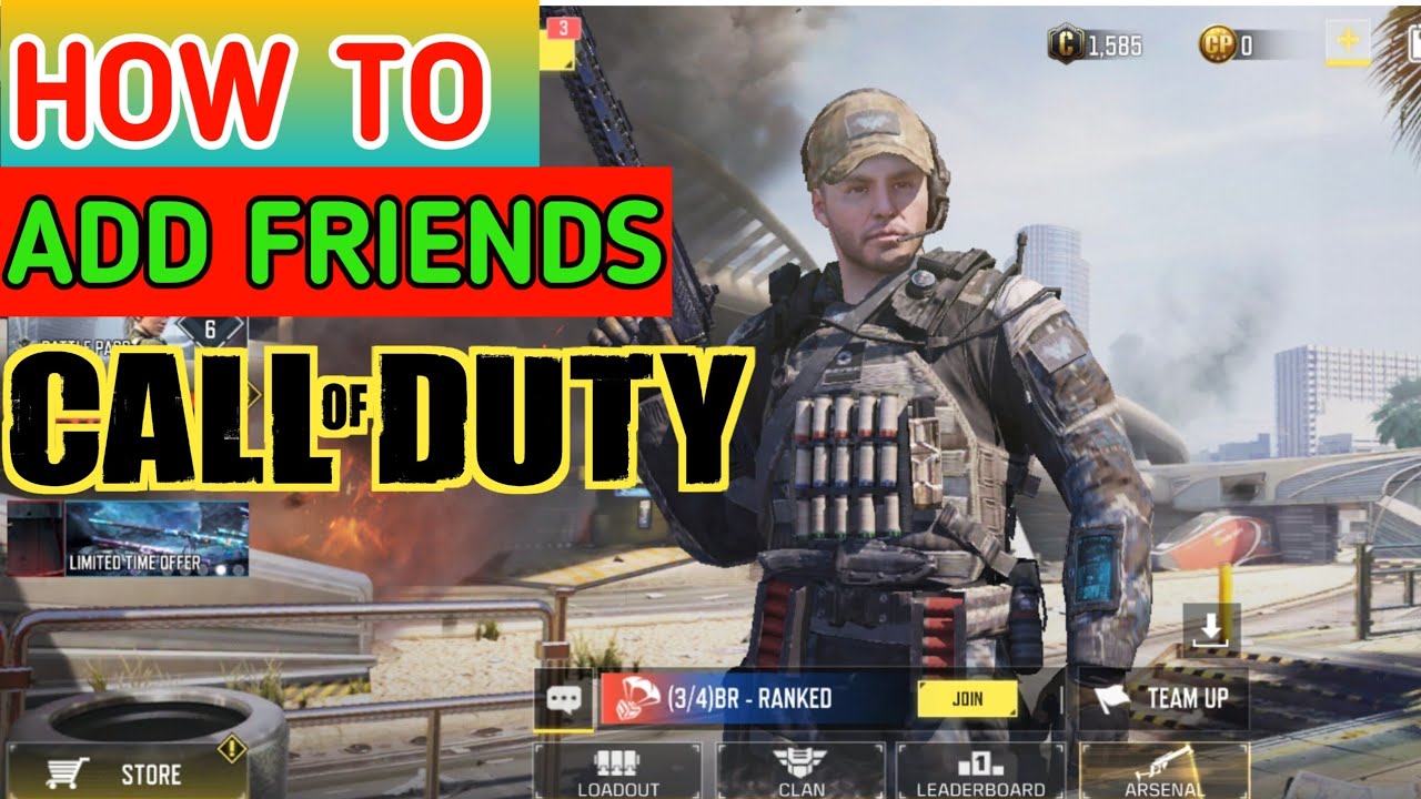 How to add friends in Call of Duty Mobile Hindi tutorial | How to send ...