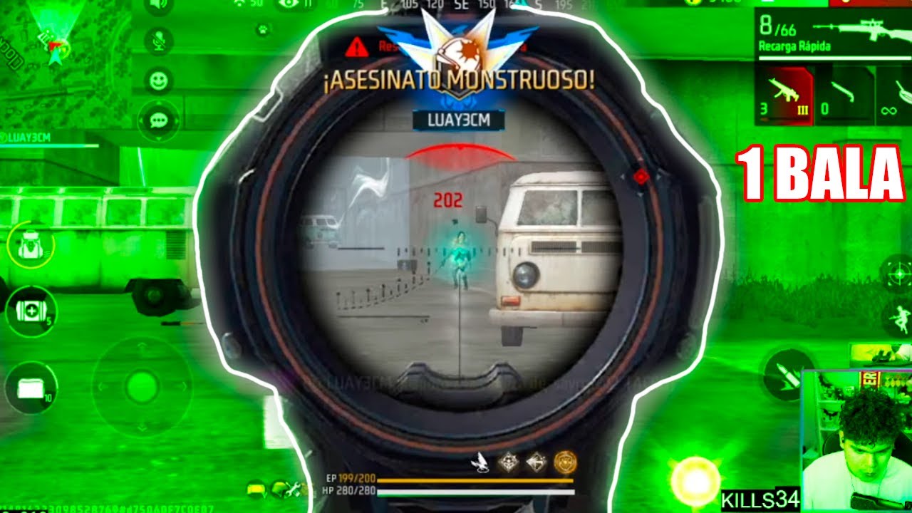 SOLO NECESITO 1 BALA PARA GANAR LA PARTIDA !! FREE FIRE - YouTube