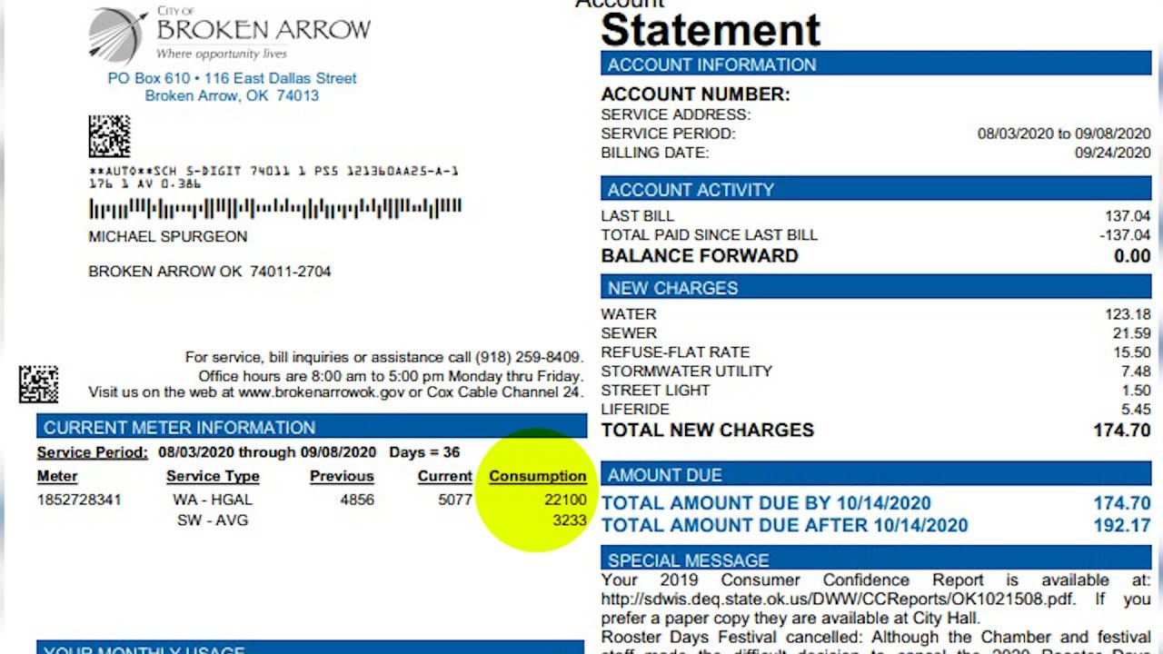 Explaining high water bills during summer months - YouTube