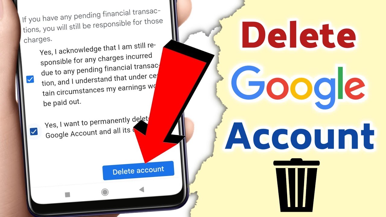 How to Delete Gmail Account | Delete Google Account permanently - YouTube