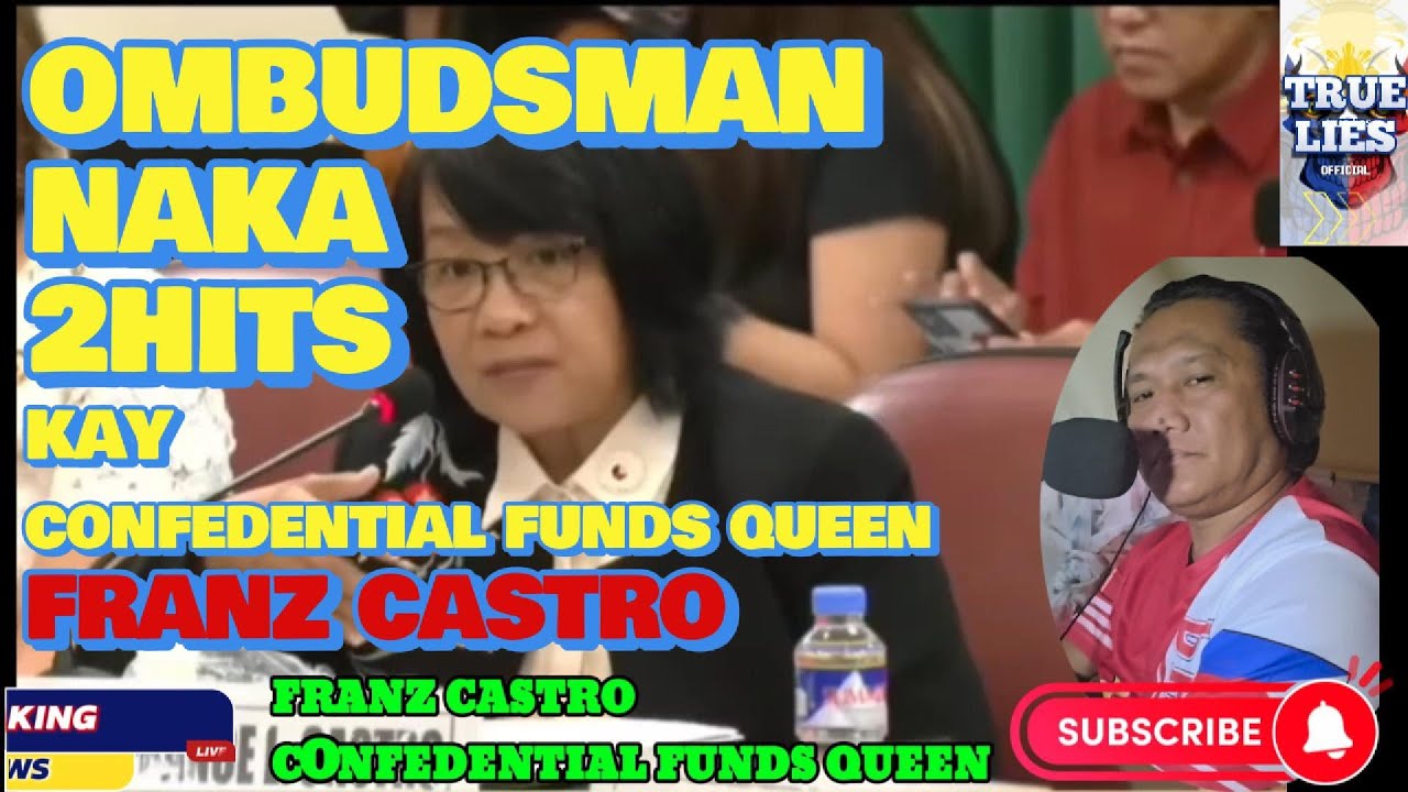 OMBUDSMAN NAKA TWO HITS KAY FRANZ CASTRO #politics #vpsara #duterte # ...
