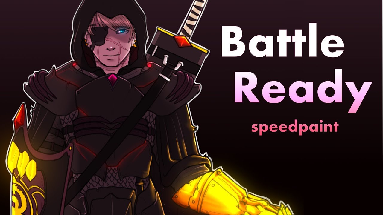 Battle Ready (speed paint) - YouTube