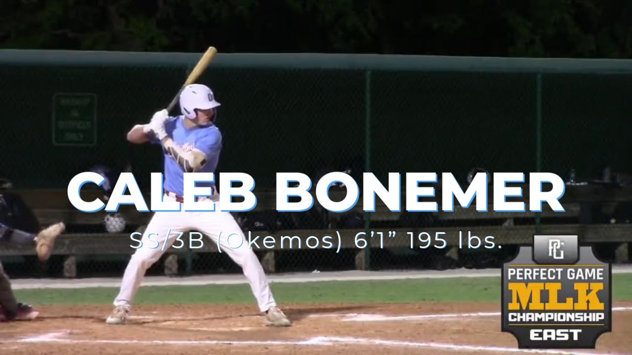 CALEB BONEMER - SS/3B (Okemos) 2024 MLB DRAFT Prospect Video Profile ...