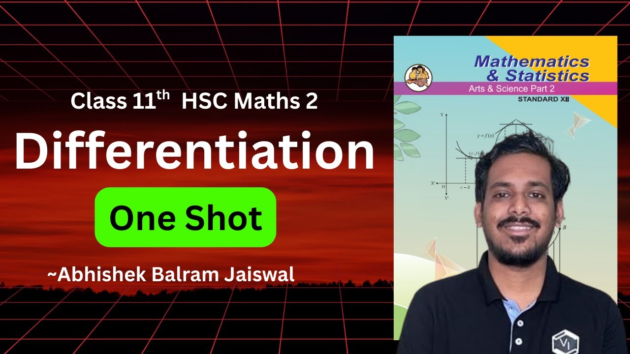 Differentiation || Class 11th || HSC || One shot 1 - YouTube