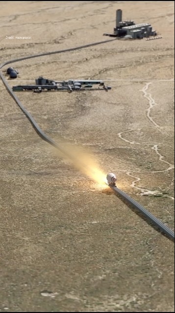 Hyperion Sled-Launched Rocket #science #knowledge #space - YouTube