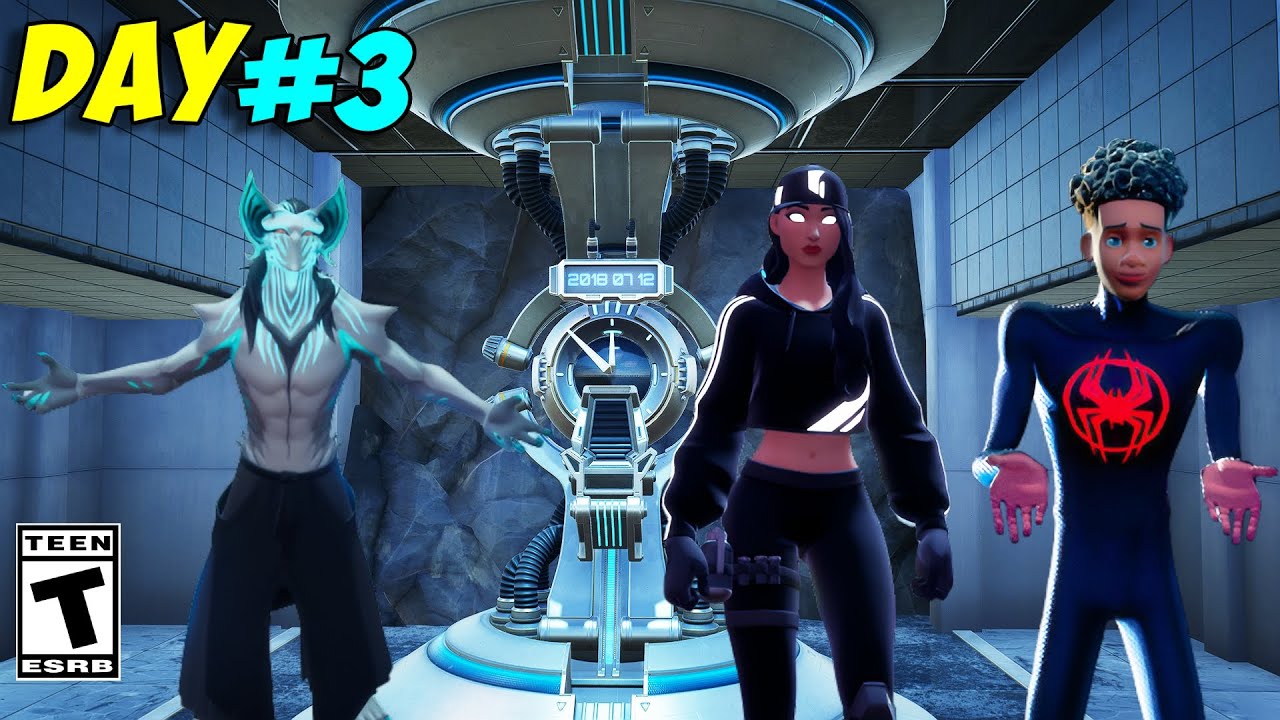 Last To Leave Time Machine Wins $10,000 - (OG Fortnite) - YouTube