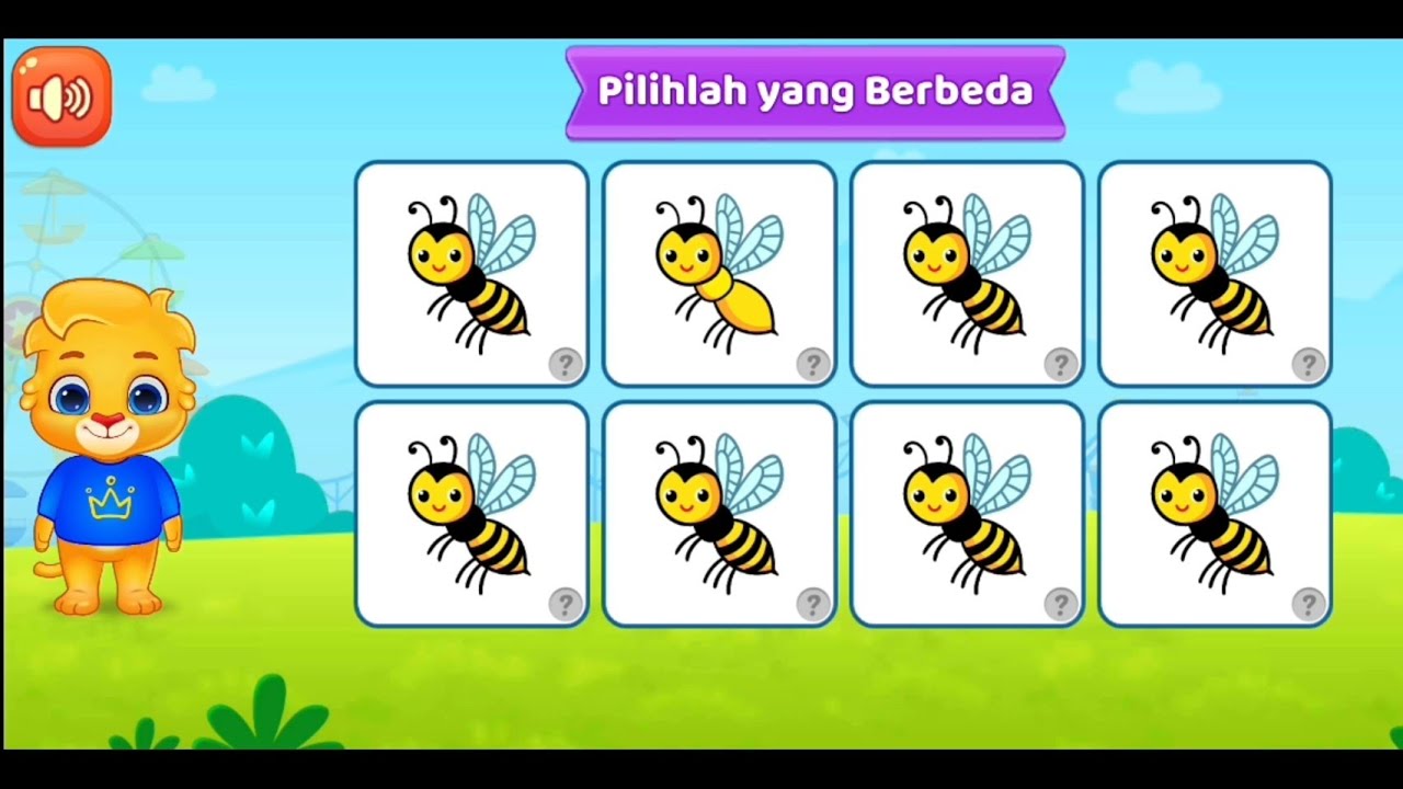 PERMAINAN EDUKASI ANAK: MENEBAK GAMBAR LEBAH YANG BERBEDA! | AKTIVITAS ...